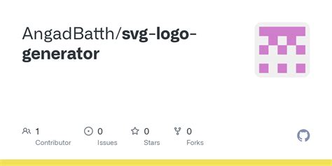 GitHub AngadBatth Svg Logo Generator