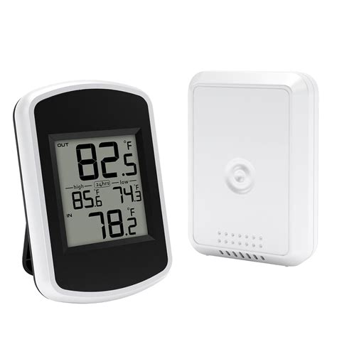Indoor Outdoor Thermometer Wireless Outside Temperature Monitor With