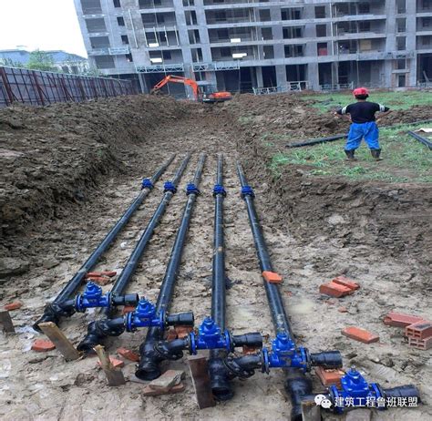 室外综合管网施工顺序 工外网施工顺序 室外管网施工顺序 大山谷图库