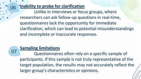 The Questionnaire Advantages Of Questionnaire And Disadvantages Of A