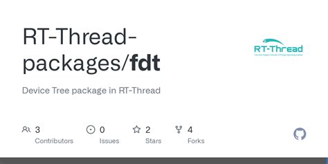 GitHub RT Thread Packages Fdt Device Tree Package In RT Thread
