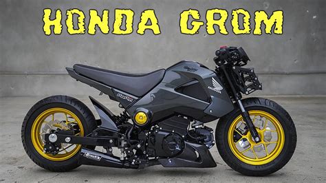Honda Grom 125 Custom Youtube