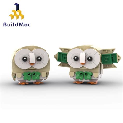 Pokémon Rowlet Model Building Blocks Assembly Educational Toys Ts 152pcs Bricks Moc 145301