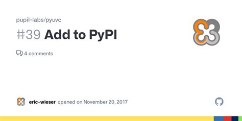 add to pypi · issue 39 · pupil labs pyuvc · github