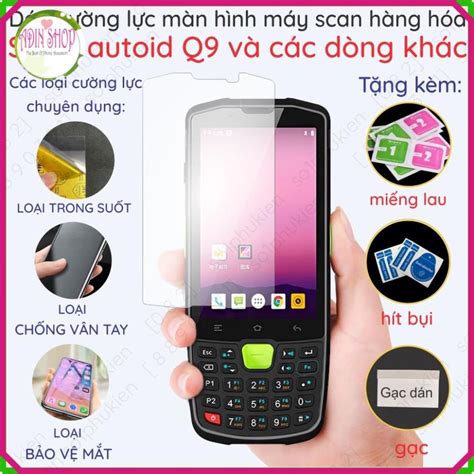 Toughened Screen Protector For Seuic Autoid Q9 Autoid9 Chainway Idata