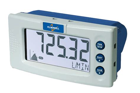 D DIN Panel Mount Flow Rate Indicator Safe Area Fluidwell Flow Rate Displays