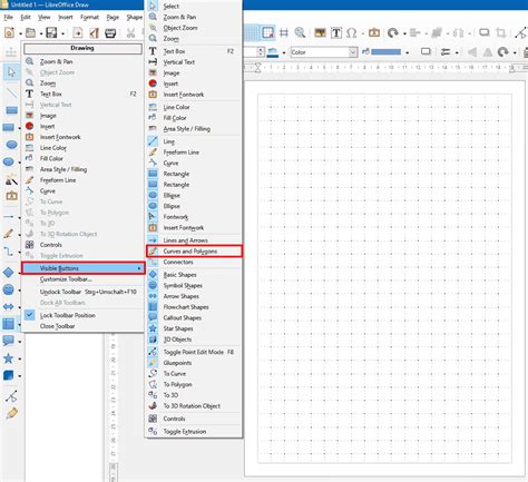 Where Is The Pencil In The Drawing Toolbar For Freeform Lines English Ask Libreoffice