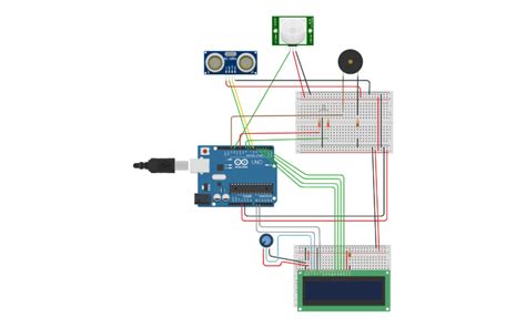Circuit Design Social Distancing Tinkercad