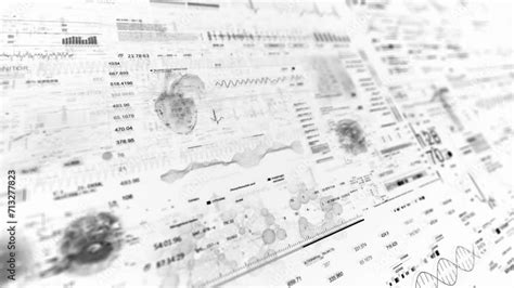 Ui Mri X Ray Scan Heart Rate Monitor Medical Ui Hud Monitoring Futuristic Technological