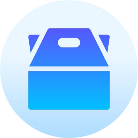 Eco Packaging Basic Gradient Circular Icon Eco Packaging Basic Gradient Circular Icon