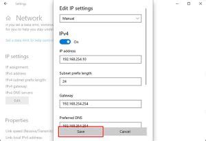 How To Set A Static IP Address In Windows
