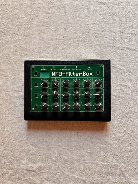 Mfb Filter Box 2000s Black Reverb