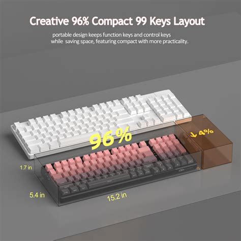 Light100 Wireless Creamy Keyboard 8000mah Magegee