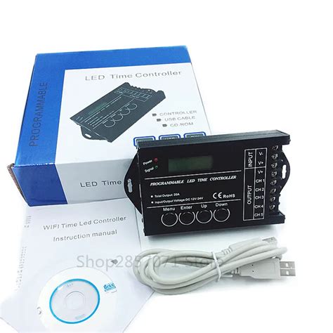 Newest TC421 WiFi Time Programmable Led Controller Tc420 Dimmer Rgb Aquarium Lighting Timer