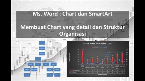 Ms Word Materi 3 Chart Dan Smartart Youtube