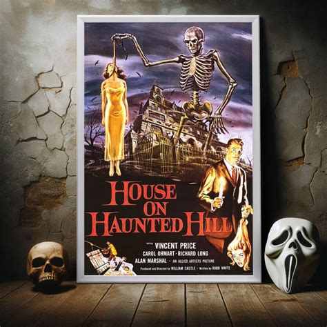 House On Haunted Hill 1959 Framed Movie Poster
