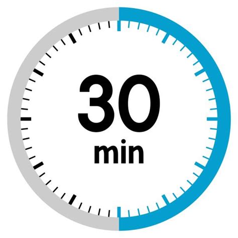 1300 30 Minute Clock Stock Illustrations Royalty Free Vector