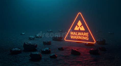 Ai Generated Malware Warning Stock Image Image Of Background Internet 382659061