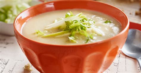 Celery Celeriac And Parsnip Soup With Cheesy Parsnip Cob Recipe