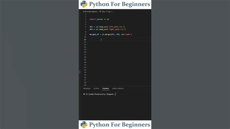 Merge Dataframes With Pandas Python For Beginners Youtube