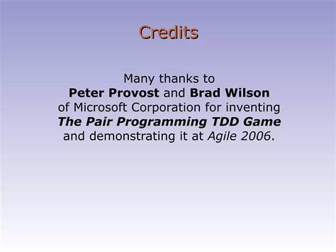 making pair programming and tdd fun and effective ppt