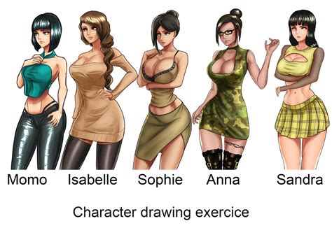 Adult Game Characters By Erodraw On Deviantart