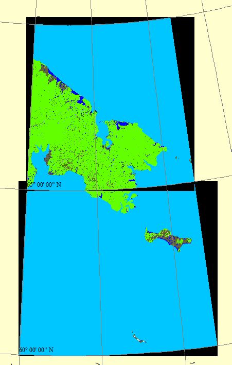 Convert Remove Overlaps And No Data Areas From Geotiff Display In