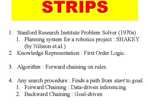 Prolog Contents 1 Prolog The Robot Blocks World