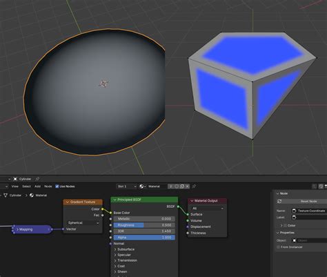 How To Make Shader Gradient That Mimics Face Inset Blender Stack