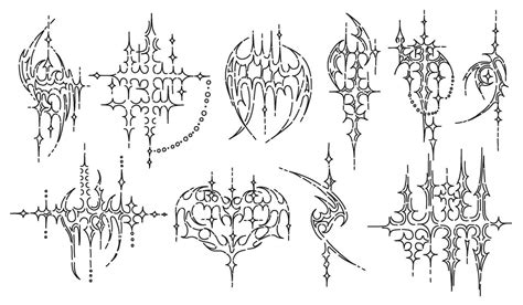 Gothic Tattoo Pattern Vector Art Icons And Graphics For Free Download