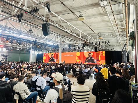 Yesterday Y Combinator Kicked Off The Largest Ai Founder Event Ever Ai Startup School 2500 Of