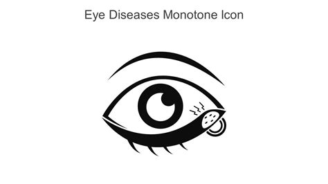Eye Diseases Monotone Icon In Powerpoint Pptx Png And Editable Eps Format Ppt Powerpoint