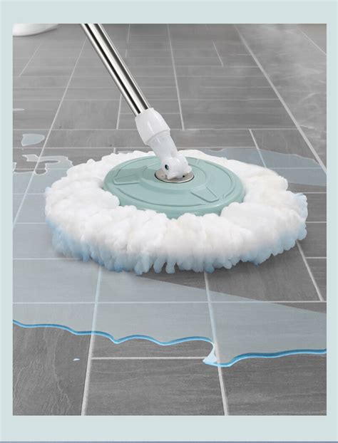 Spin Mop Replacement Handle 360 Degree Spin Mop Pole Handle Replacement Rotating Telescopic Mop
