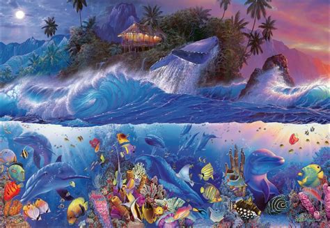 Beyond Thr Reef Iii クリスチャン・ラッセン 版画 日本正規販売代理店 Japan Official