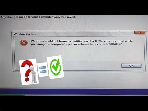 Windows Could Not Format A Partition On Disk 0 Error Code