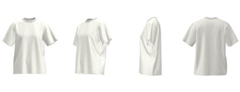 Premium Photo Blank D White Woman T Shirt Template Isolate