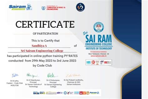 Sandhiya Arulmurugan On Linkedin Participated In Online Python