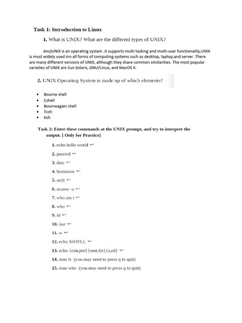 Day 1 Linux Assignment Pdf