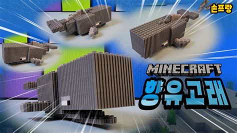 마인크래프트 향유고래 만들기 Minecraft Cachalotwhale Youtube