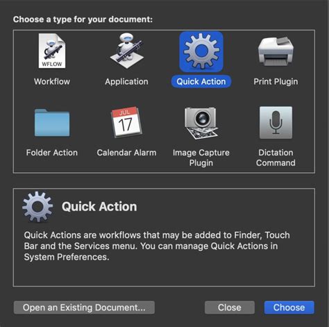 Quick Actions 2 Making Your Own In Automator The Eclectic Light Company