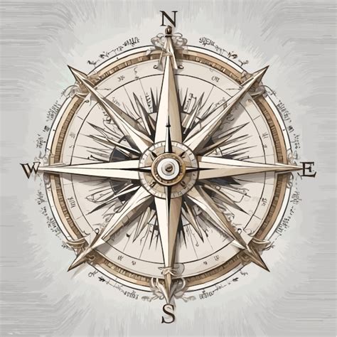 Premium Vector Pirate Compass Vector