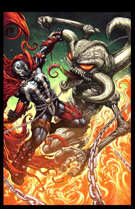 Spawn Vs Violator By Nesthorcolors On Deviantart