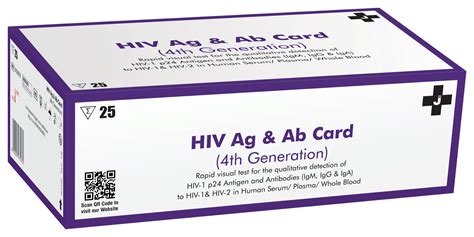 Hiv Ag And Ab Card 4th Generation