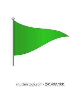 Flags With A Green Background