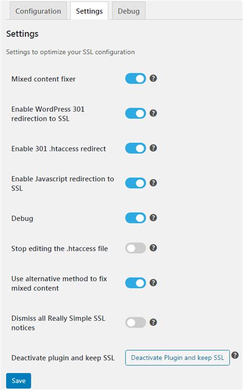 Really Simple Ssl Settings Complete Setup With Images