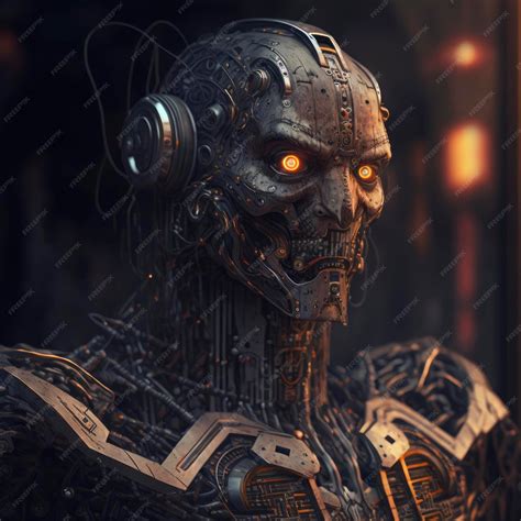 Premium Photo Robot Guard