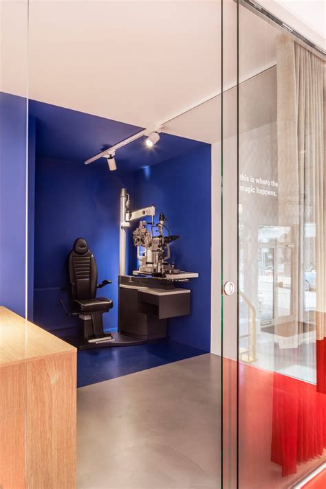 Ace And Tates Copenhagen Eyewear Store Features Blocks Of Primary Colour