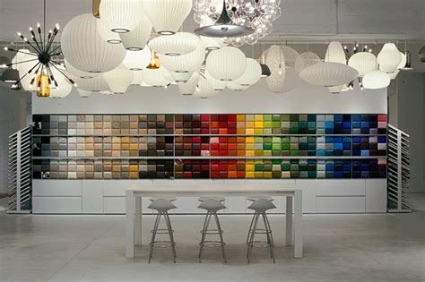 Design Library Swatch Wall At Dwr San Francisco Showroom Modern Color