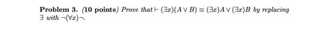 Solved Problem 3 10 Points Prove That