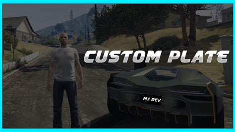 QBCore - Custom Number Plate *FREE* | FiveM Roleplay Scripts | FiveM Tutorial 2024 | MJ ...